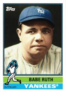 2015 topps archives #125 babe ruth new york yankees baseball card