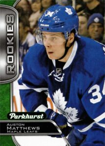 2016-17 upper deck parkhurst hockey #370 auston matthews rookie card