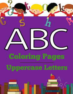 abc coloring pages | uppercase letters, printable