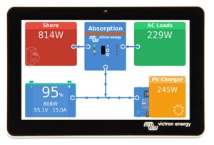 victron energy gx touch 50, display screen for cerbo gx (waterproof)