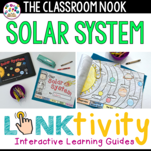 solar system linktivity digital learning guide (student activity, google classroom compatible)