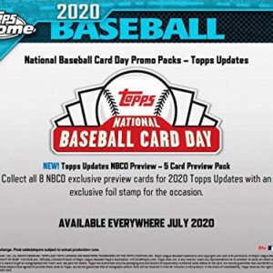 2020 Topps Chrome Baseball Blaster Box (7 Packs/4 Cards 1 Pack of Sepia Refractors)