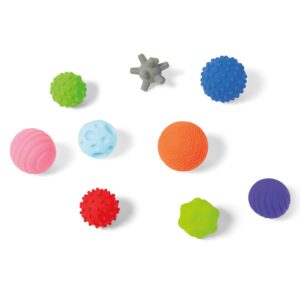 kidoozie touch 'n roll sensory balls - developmental toy for infants and toddlers ages 6-18 months