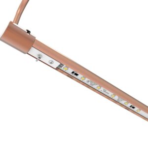 Cocoweb 43" Tru-Slim LED Picture Light in Rose Gold with Non-Dimmable Hardwire Kit with Remote