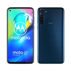 motorola moto g8 power xt2041-3 dual-sim 64gb (gsm only | no cdma) factory unlocked 4g/lte smartphone (capri blue) - international version