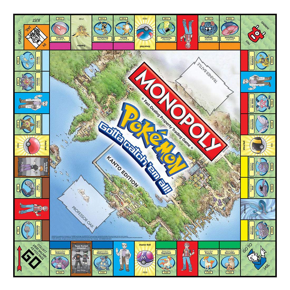 Kreiz Monopoly: Pokemon Kanto Edition