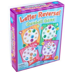 Really Good Stuff - 165642 Letter Reversal Gumball Game - 2 to 4 Players