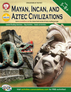 mark twain | mayan, incan, and aztec civilizations workbook | grades 5–8, printable