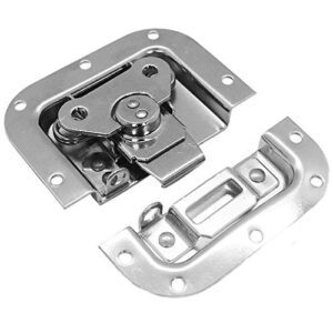 Seismic Audio - SARHW43 - Mid-Size Recessed Spring Loaded Butterfly Latch for PA DJ Rack Road Case Stainless