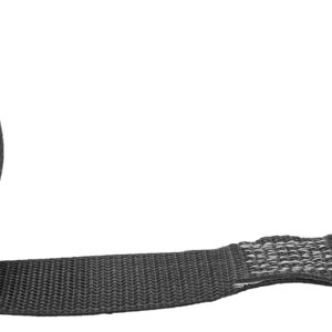 CustomTieDowns 1.5 Inch x 16 Foot Replacement Boat Winch Strap, Boat Hook On One End, 1 Inch Loop Opening On The Opposite End for Attachment to Winch. (Black)