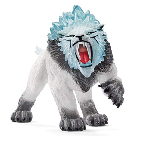 Schleich Eldrador Creatures, Mythical Creatures Toys for Kids, Attack on Ice Fortress Set with Ice Monster and Jungle Monster Action Figures, Ages 7+