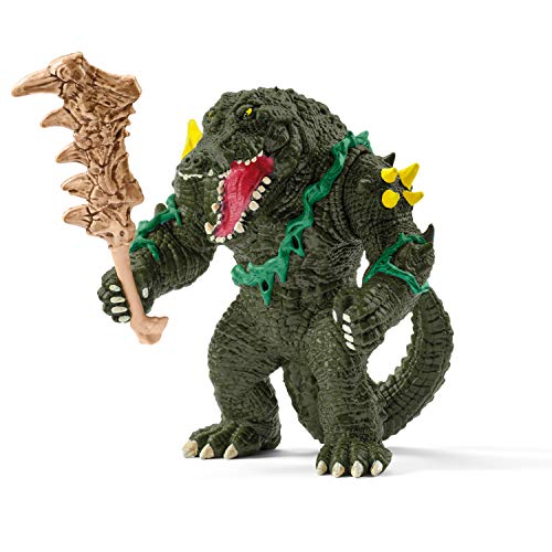 Schleich Eldrador Creatures, Mythical Creatures Toys for Kids, Attack on Ice Fortress Set with Ice Monster and Jungle Monster Action Figures, Ages 7+