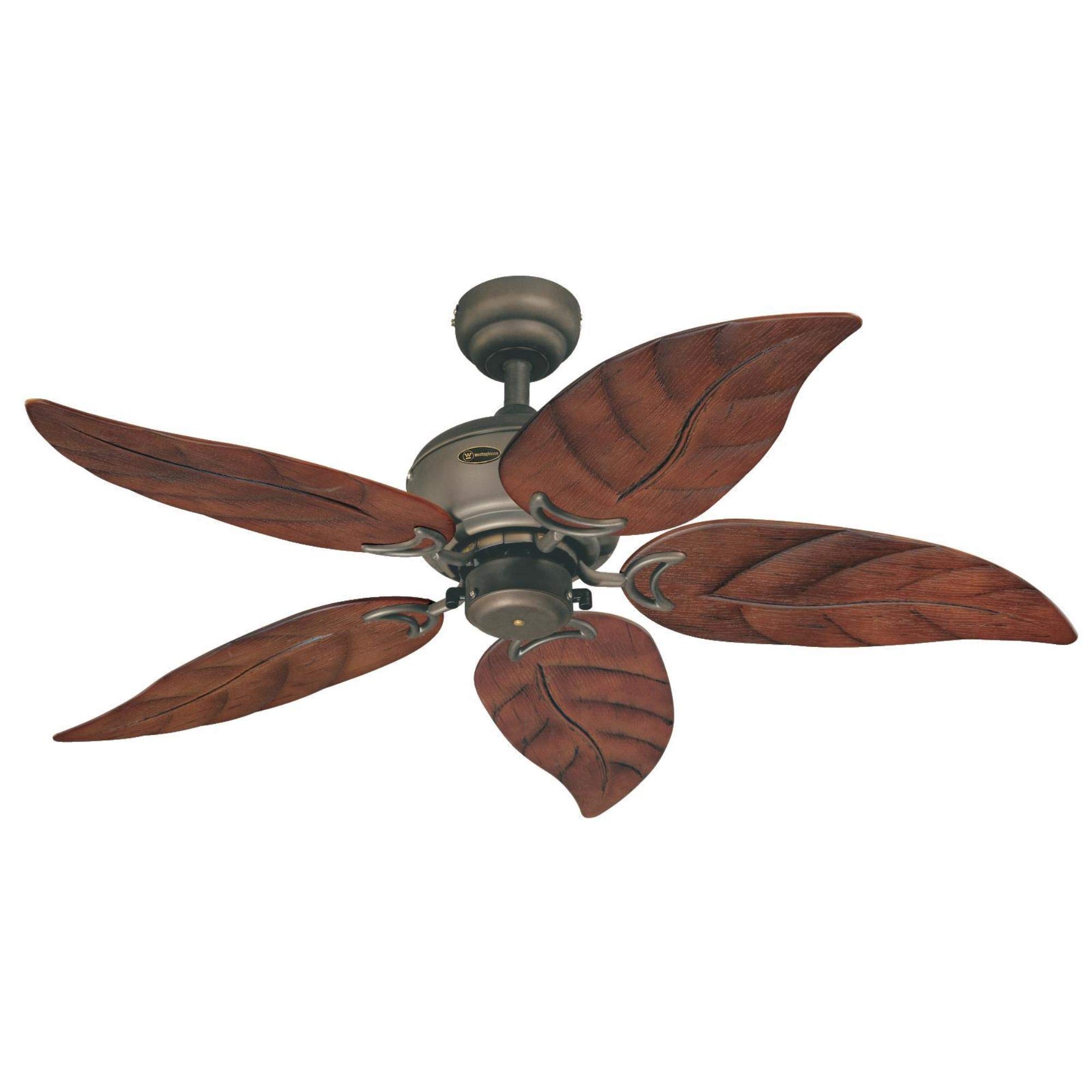 Westinghouse Lighting 7236200 Oasis Indoor/Outdoor Ceiling Fan with Light, 48 Inch, Oil Rubbed Bronze