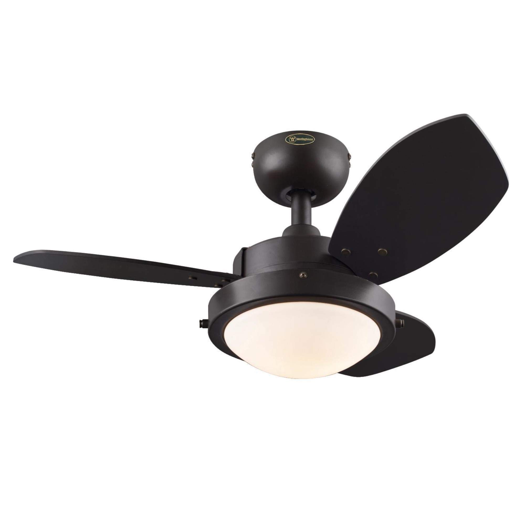 Westinghouse 7233000 Wengue Indoor Ceiling Fan with Light, 30 Inch, Espresso