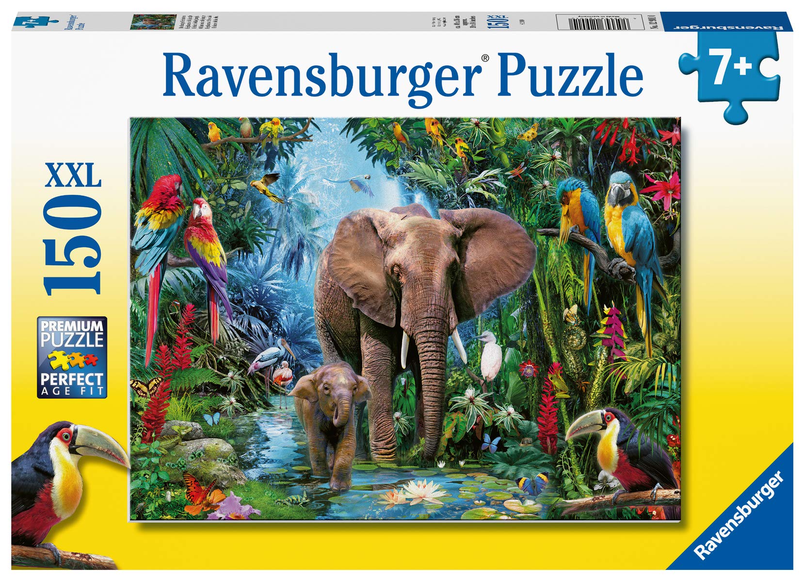 Ravensburger 12901 Safari Animals 150 Piece Puzzle for Kids - Every Piece is Unique, Pieces Fit Together Perfectly