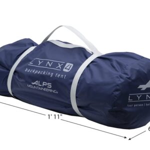 ALPS Mountaineering Lynx 4 Person Tent - Gray/Navy