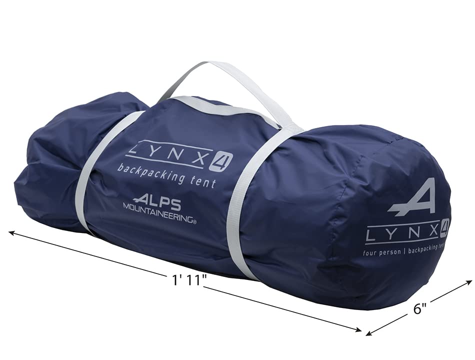 ALPS Mountaineering Lynx 4 Person Tent - Gray/Navy