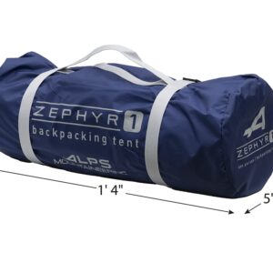 ALPS Mountaineering Zephyr 1-Person Tent - Gray/Navy