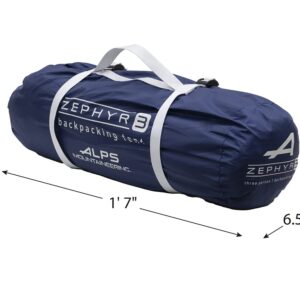 ALPS Mountaineering Zephyr 3-Person Tent - Gray/Navy