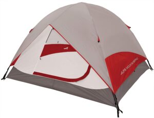 alps mountaineering meramac 2-person tent - gray/red