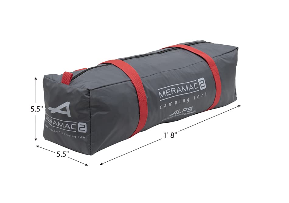 ALPS Mountaineering Meramac 2-Person Tent - Gray/Red