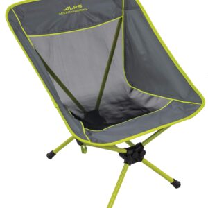 ALPS Mountaineering Simmer Camping Chair, One Size, Citrus/Charcoal