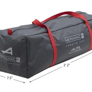 ALPS Mountaineering Meramac 6-Person Tent - Gray/Red