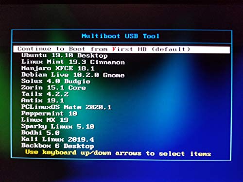 32gb Multiboot USB Flash Drive, 15 Bootable Linux Systems. Learn Linux