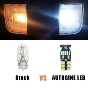 AUTOGINE White Interior LED Lights Kit for Ford F150 F-150 2009 2010 2011 2012 2013 2014 Super Bright 6000K Interior LED Light Bulbs Package + Install Tool