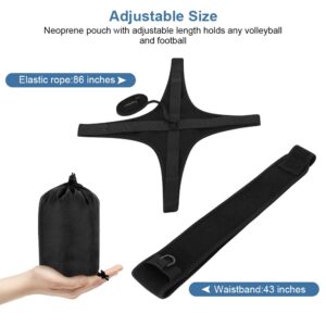 YHG Volleyball Training Equipment Aid with Waist Strap, Volleyball Training Belt Volleyball Rebounder for Solo Practice of Arm Swing Rotations, Serving, Spiking and Hitting