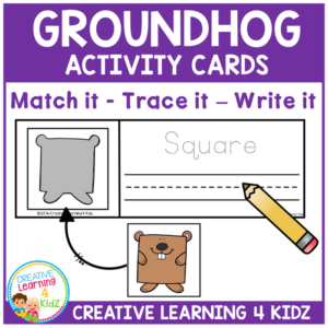 groundhog activity cards