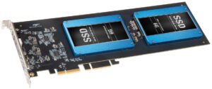 sonnet tempo 2.5" sata ssd raid pcie card (fus-ssd-2raid-e)