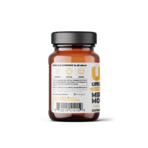 UMZU Miracle Morning - Natural Energy Supplements - with Caffeine, L-Theanine, Thiamin & More - Focus & Energy Pills - 30 Day Supply - 30 Capsules