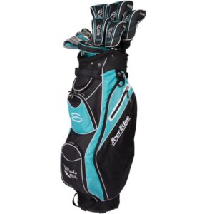 tour edge moda silk womens golf set-black-lt blue-rh, regular (sjsrgl11.b)