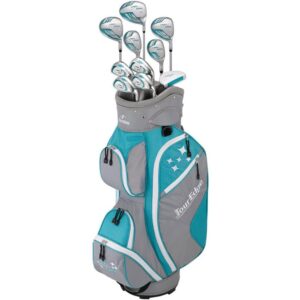 tour edge 2020 lady edge full set turquoise grey white petite (lwsrgl11.bt-1)