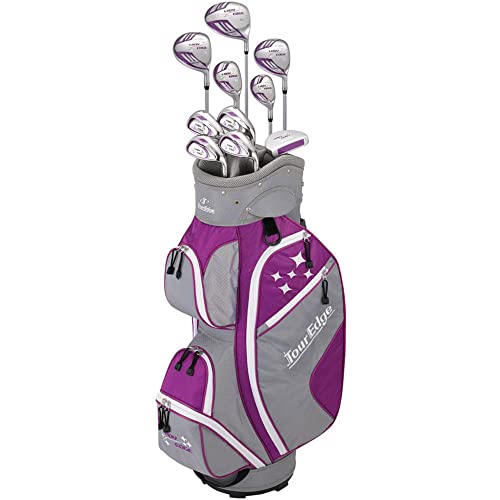 Tour Edge 2020 Lady Edge Full Set Violet Grey White, Violet/Grey/White, One Size (LWSRGL11.BR)