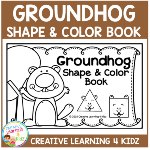 groundhog shape book