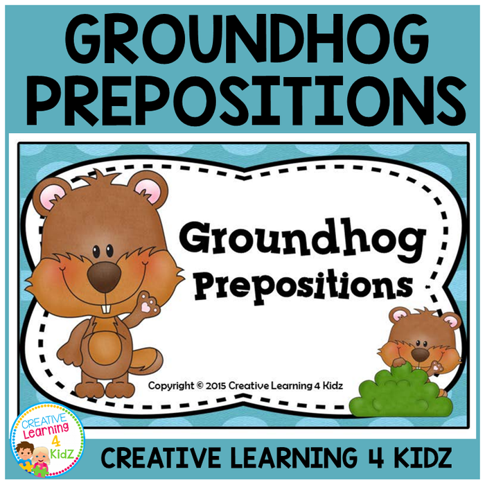 Groundhog Prepositions Book