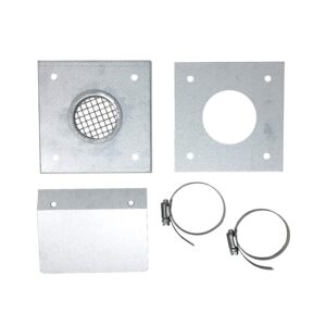 3" Outside Air Kit for Pellet Stoves with 3" Air Intake Pipe Including Harman Stoves 3" X 10'