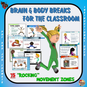 brain breaks for the classroom - 75 "rockin" movement centers