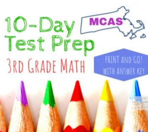 3rd grade massachusetts mcas review; 10 days, 40 questions; no prep! printable distance learning resource