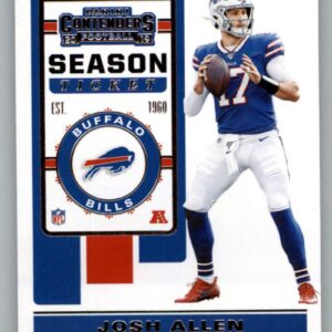 2019 Panini Contenders NFL Season Ticket Football #3 Josh Allen Buffalo Bills Official NFL Trading Card From Panini America