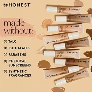 Honest Beauty CCC Clean Corrective with Vitamin C Tinted Moisturizer | Mineral SPF 30 | Vegan + Cruelty Free | Sahara Medium Deep, 1 fl oz