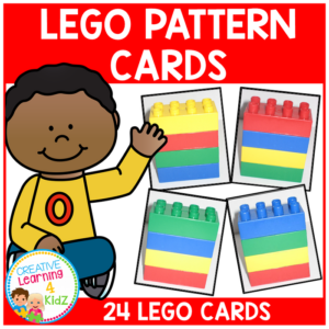 building brick pattern cards