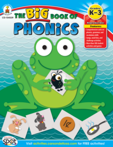 carson dellosa | big book of phonics resource book | grades k–3, printable