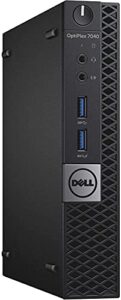 dell optiplex 7040 6th gen micro business desktop computer, intel quad core i5 6400t up to 2.8ghz, 16g ddr4, 512g ssd, wifi,hdmi, dp, win 10 64-bit supports en/es/fr(ci5)(renewed)