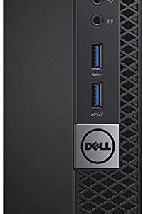 DELL OPTIPLEX 7040 6th Gen Micro Business Desktop Computer, Intel Quad Core i5 6400T up to 2.8GHz, 16G DDR4, 512G SSD, WiFi,HDMI, DP, Win 10 64-Bit Supports EN/ES/FR(CI5)(Renewed)