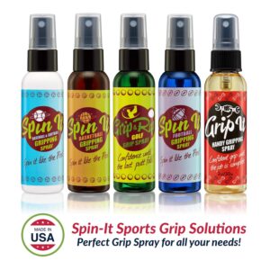 Spin-iT Basketball Hand Grip Spray - Use with Your Basketball Dribble Trainer - Basketball Grip Powder Replacement - Part of Your Basketball Accessories, Basketball Gear, Basketball Training 2 oz