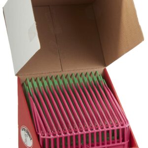 Little Giant DuraFork Pitch Fork Replacement Heads (Multipack) Durable Polycarbonate Stable Fork Head with Angled Tines (2 Hot Pink Heads, 2 Lime Green Heads) (Item No. PDF103DISP)