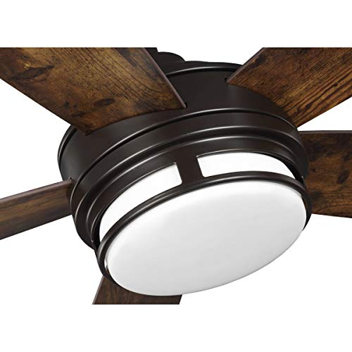 Progress Lighting Albin Collection 54" Indoor/Outdoor Five-Blade Bronze Ceiling Fan